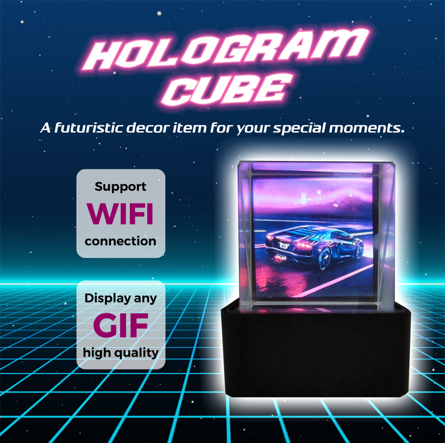 Hologram Cube – maviglow